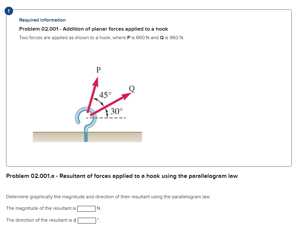 Solved Required informationProblem 02.001 - ﻿Addition of | Chegg.com