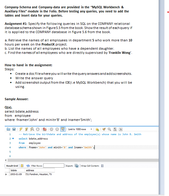 Solved Schema Diagram: Schema diagram and relation for the | Chegg.com