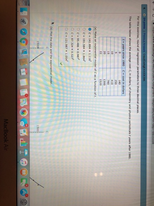 Solved For this exercise, round all regression para The | Chegg.com