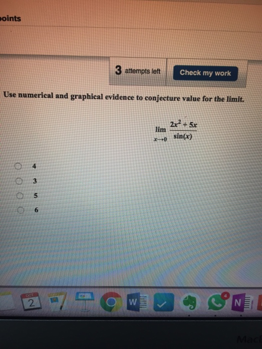 Solved oints 3 attempts left Check my work Use numerical and | Chegg.com