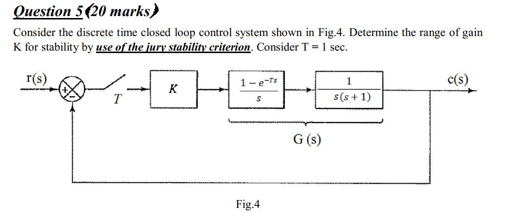 Solved Question 5(20 marks) Consider the discrete time | Chegg.com