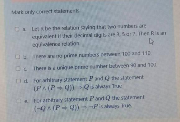 Solved ONLY ANSWER PLEASE 1. Mark only correct | Chegg.com