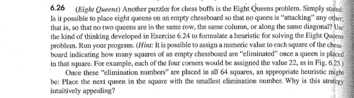 Solved Program in C Question 4 (Eight Queens) Exercise | Chegg.com