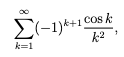 Solved Σ-)+s k2 Cos k k1 | Chegg.com