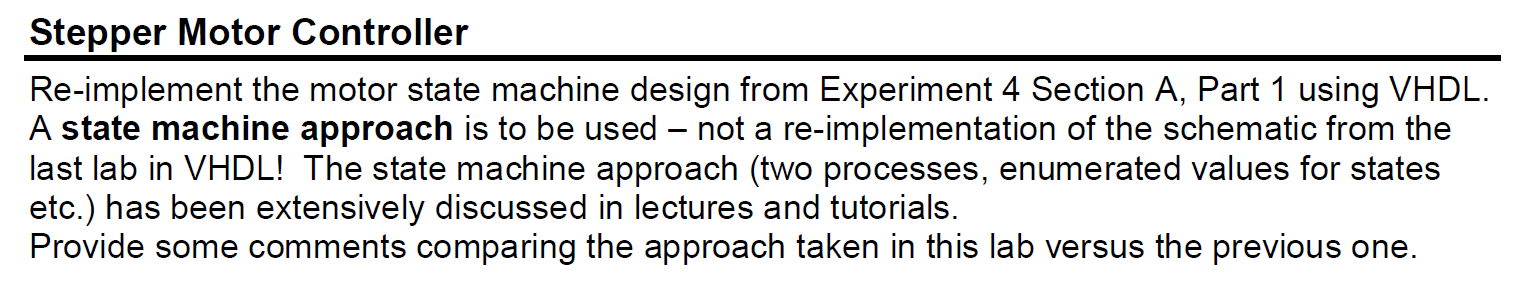 Solved implement the motor state machine design using VHDL. | Chegg.com