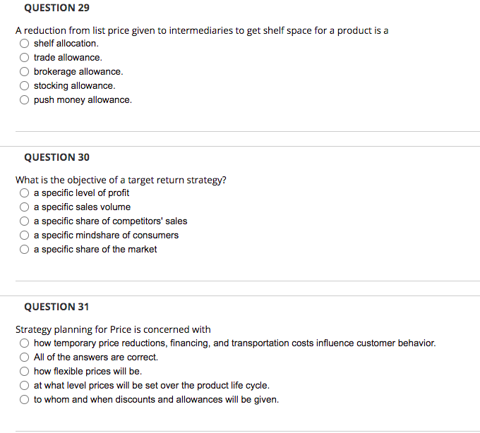 Solved Offering a noncumulative quantity discount is done to | Chegg.com