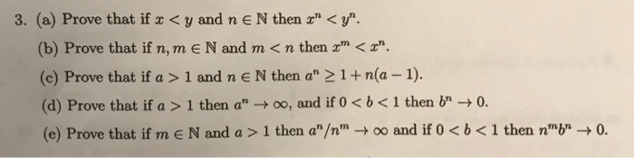 Solved 3. (a) Prove that if x
