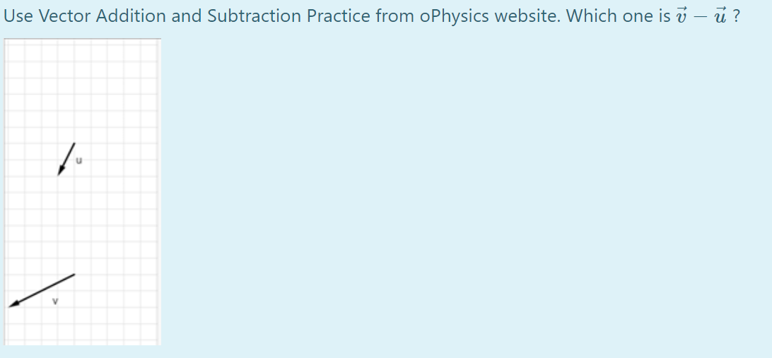 Solved Use Vector Addition and Subtraction Practice from | Chegg.com