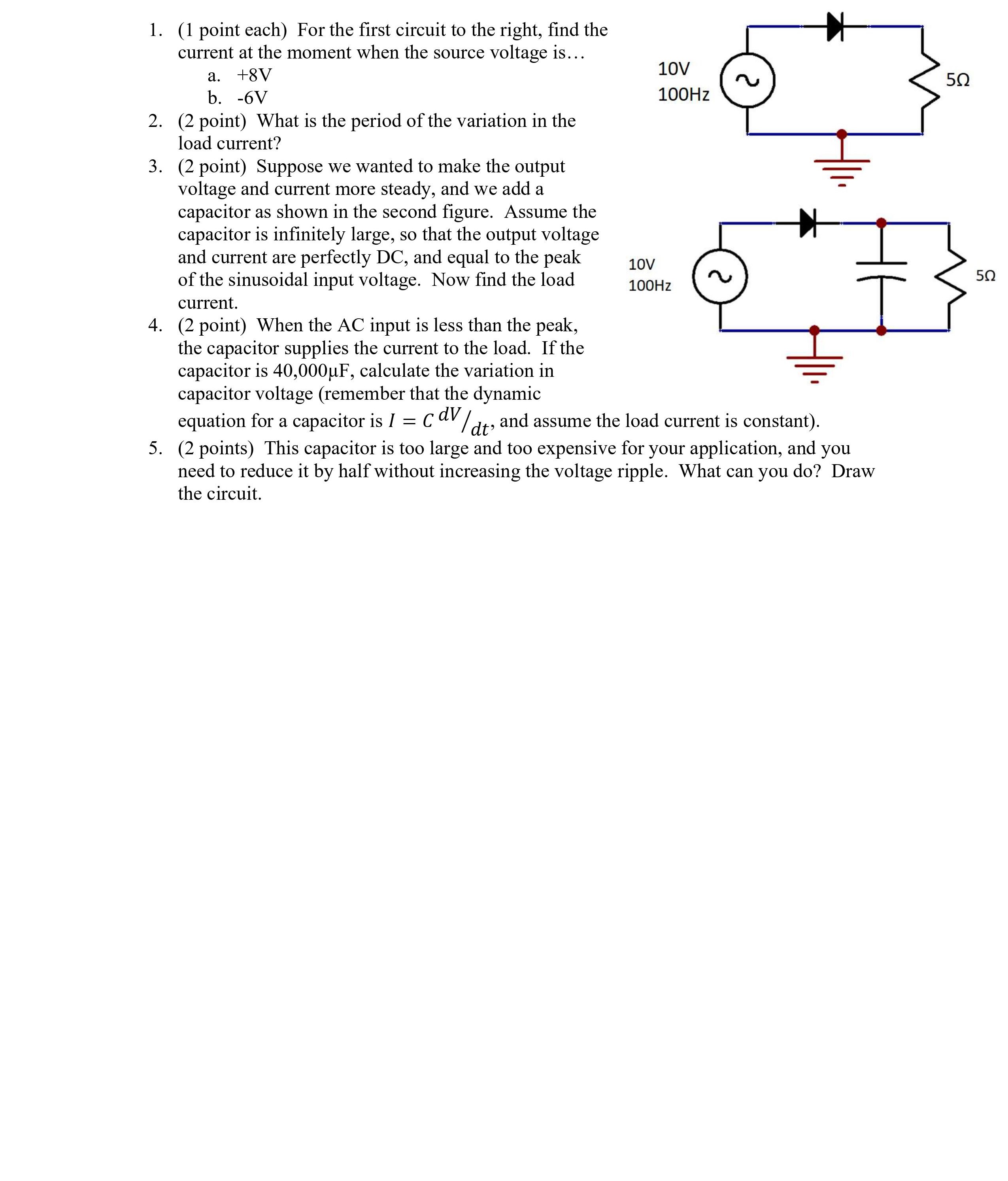 I am very confused with diode circuits, if you can | Chegg.com