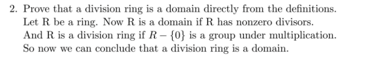 Solved for this problem I need a larger more concrete proof | Chegg.com