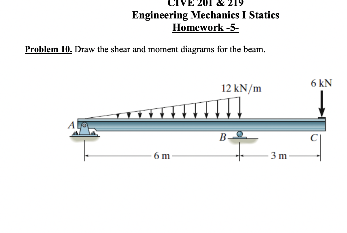 Solved Engineering Mechanics I Statics Homework -5-Problem | Chegg.com