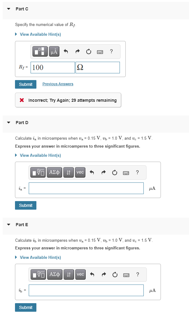 Solved Specify the numerical value of Rb. Express your | Chegg.com