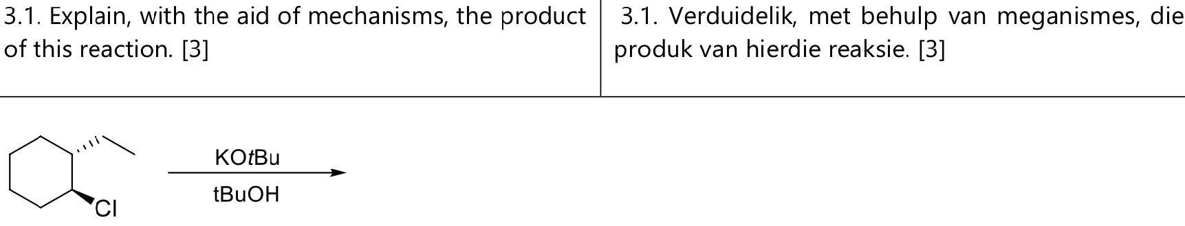 Solved 3.1. Explain, with the aid of mechanisms, the product | Chegg.com