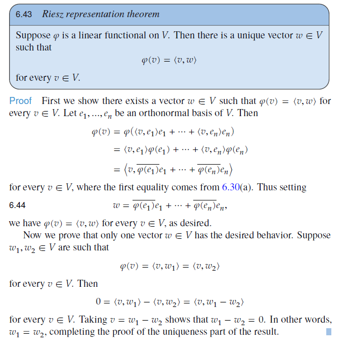 6.43 Riesz representation theorem Suppose φ is a | Chegg.com