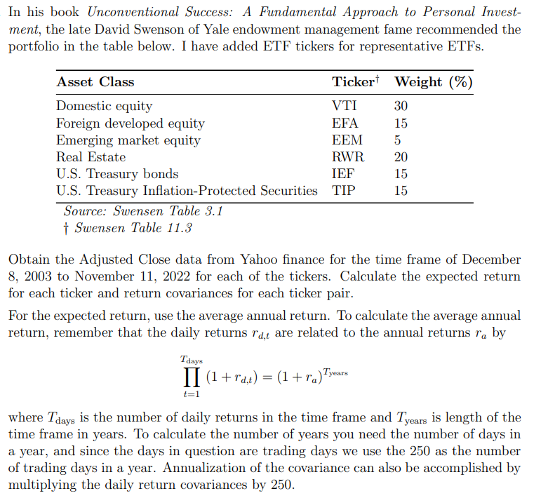 In his book Unconventional Success: A Fundamental | Chegg.com