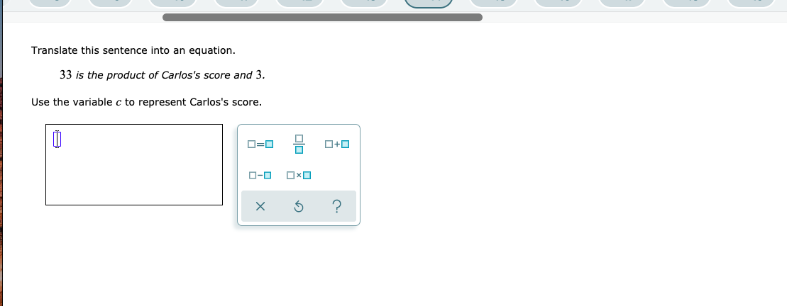 Solved Translate this sentence into an equation. 33 is the | Chegg.com Solved Translate this sentence into an equation. 33 is the | Chegg.com