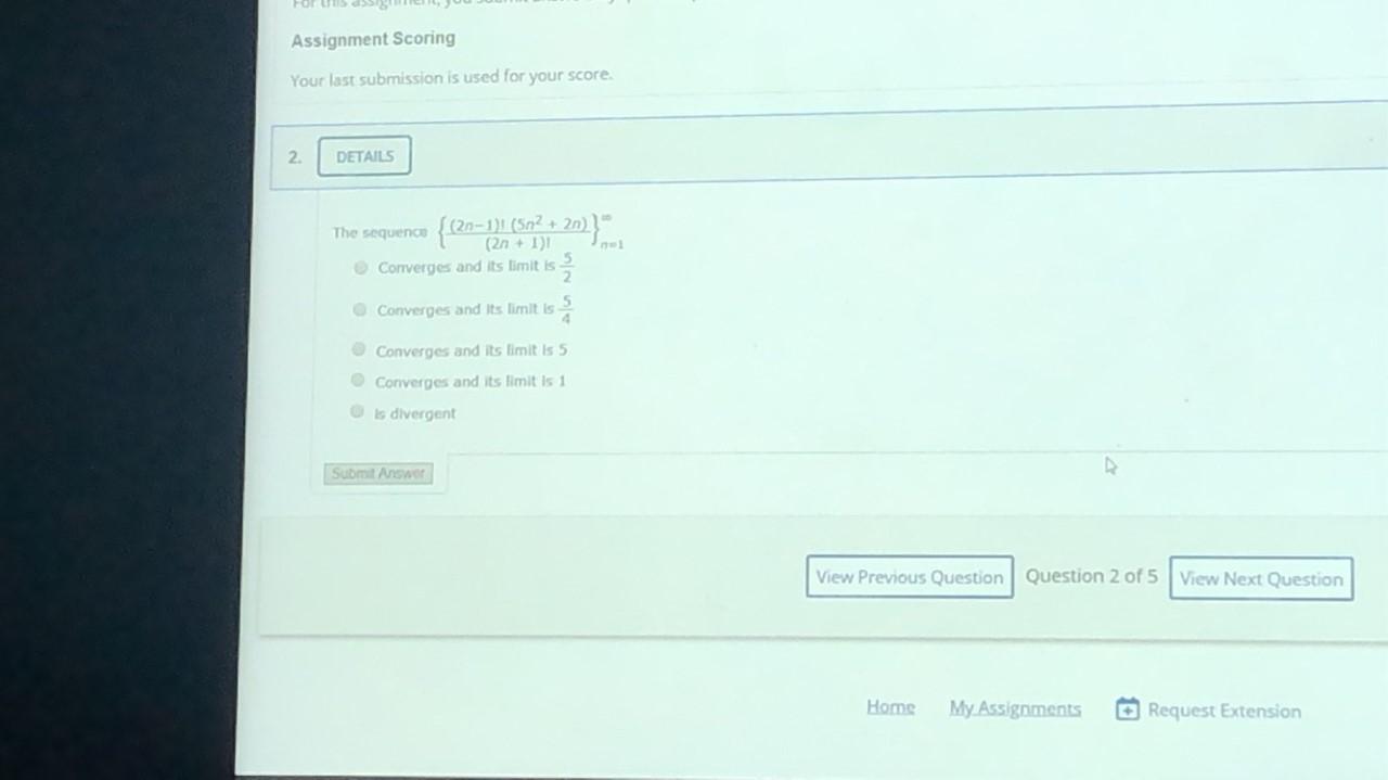 Solved HOS Assignment Scoring Your last submission is used | Chegg.com