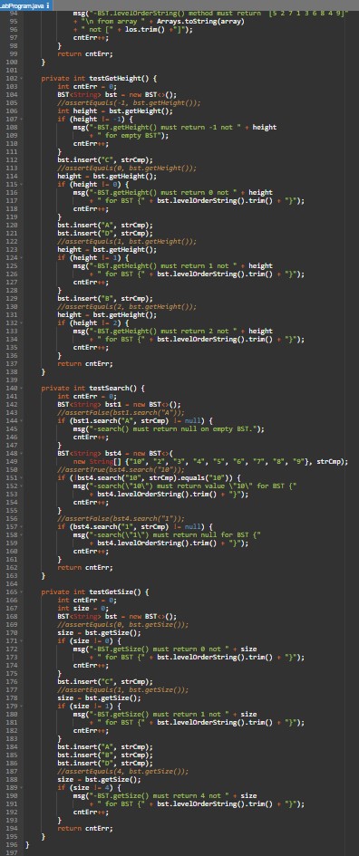 In this Lab we continue developing our BST. Step 1: | Chegg.com