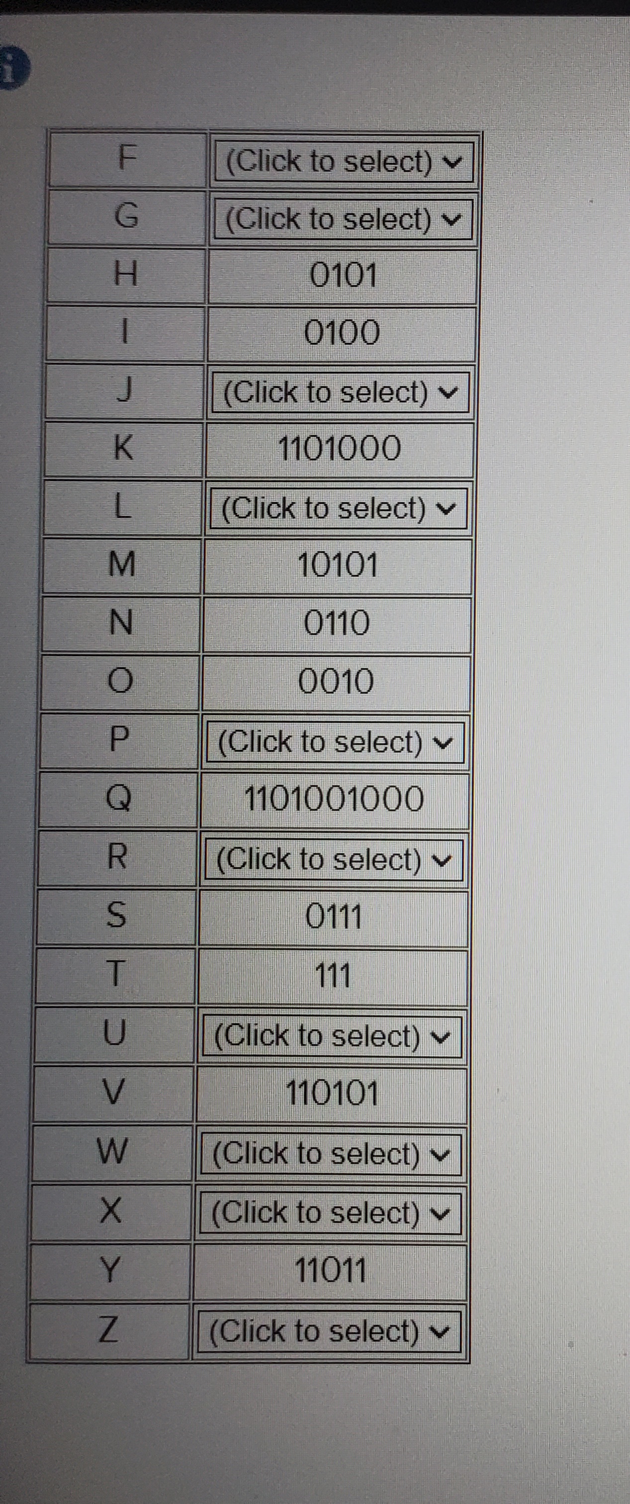 The letters of the English alphabet where the | Chegg.com