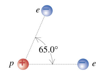 Solved If two electrons are each 1.80 × 10−10 m from a | Chegg.com