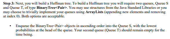 Solved This assignment in on the Huffman coding algorithm | Chegg.com
