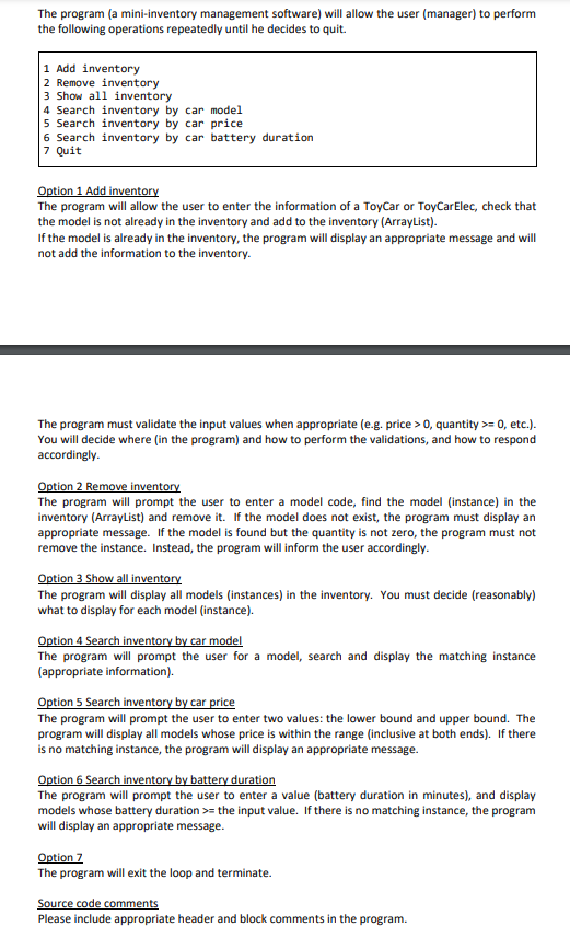 Solved Objectives Apply Oo Design Technique Allocation Of