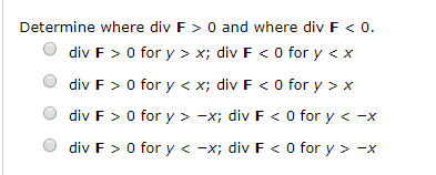 Solved Plot the vector field. F(x, y) = (x2, y2) 4 1 1 1 1 1 | Chegg.com