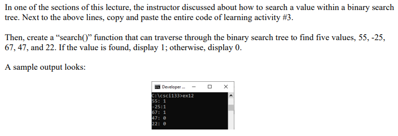 Solved Provided Code: #include using namespace | Chegg.com