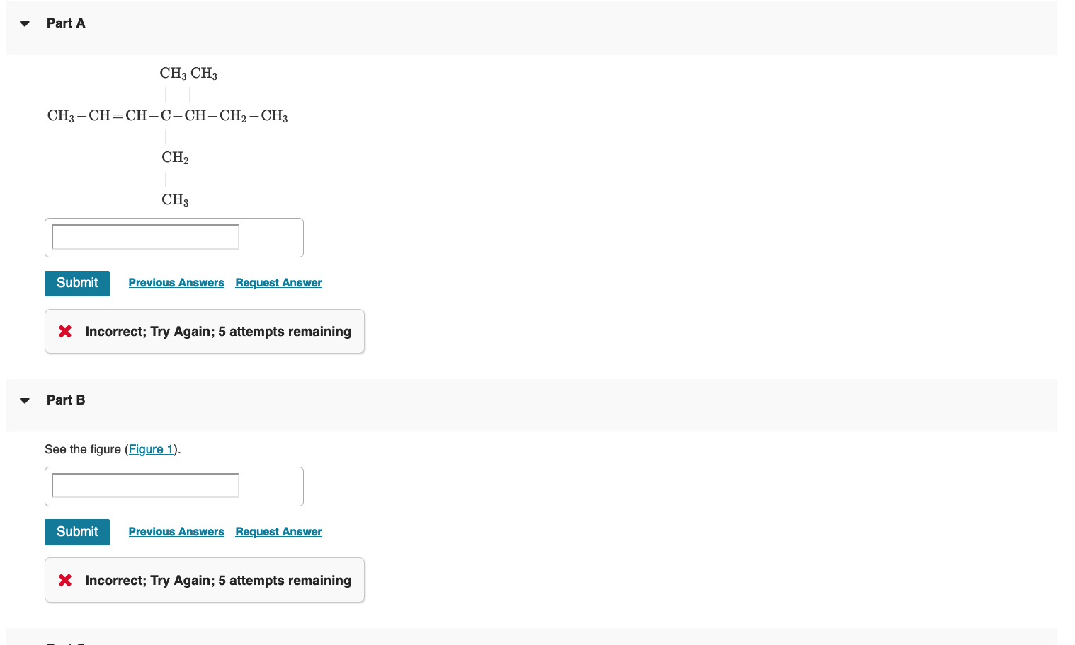 Solved 1 of 1 X Incorrect; Try Again; 5 attempts remaining | Chegg.com