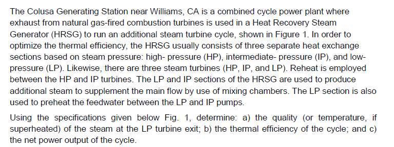 The Colusa Generating Station near Williams, CA is a | Chegg.com