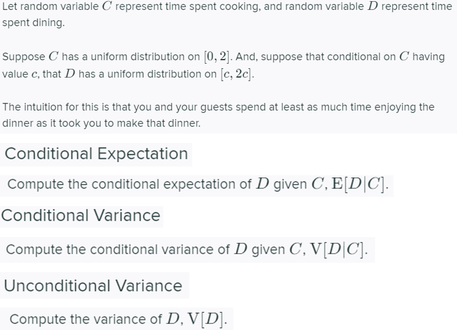 Solved Statistics Question Help on Conditional | Chegg.com