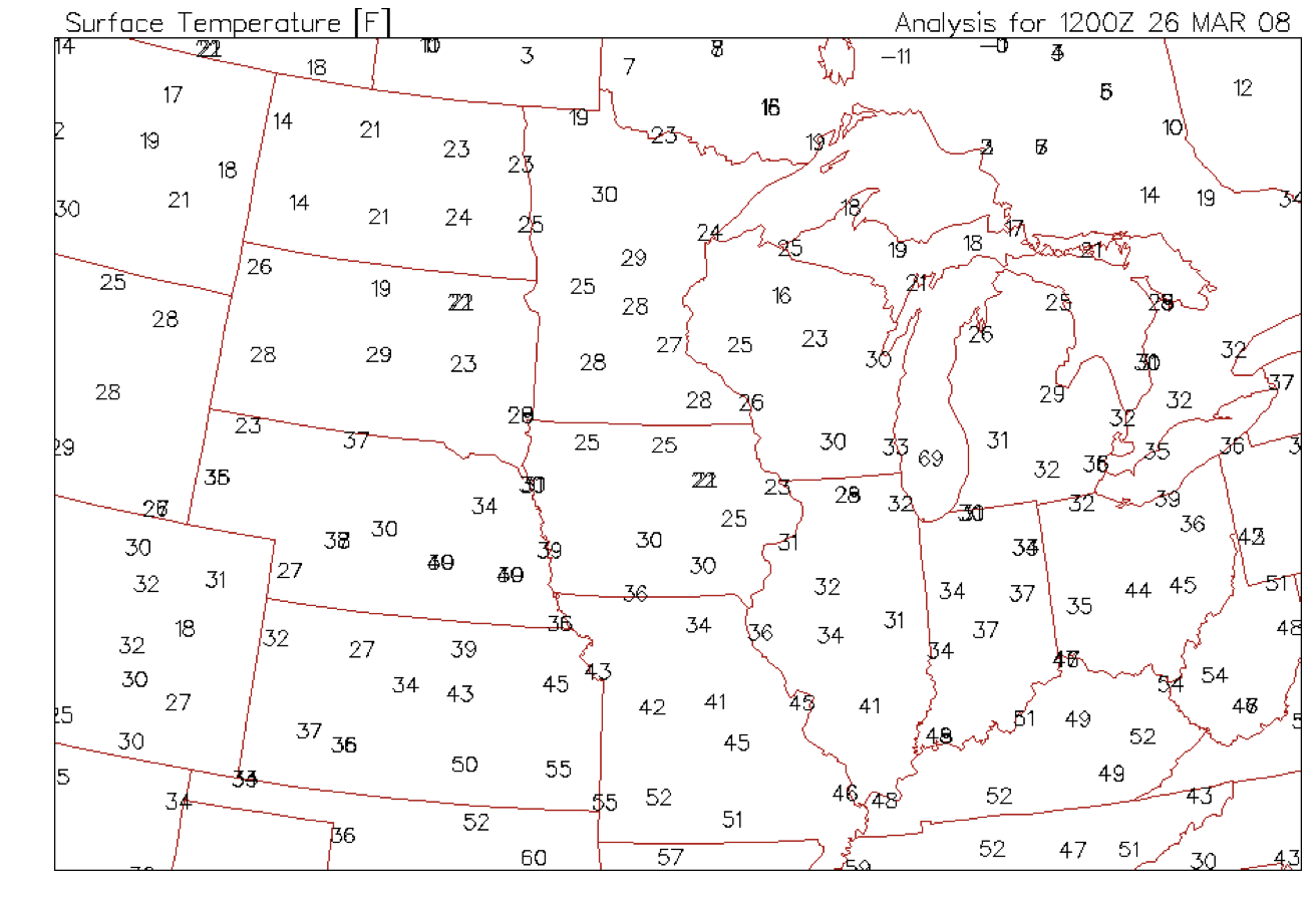 Solved Draw and label all isotherms in multiples of 10. | Chegg.com