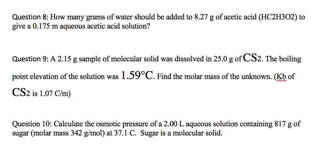 Solved Question 1: Increasing the temperature of a mixture | Chegg.com