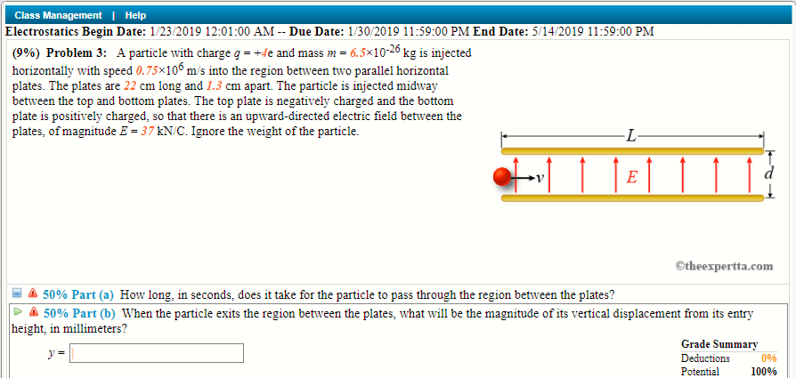 Solved Class Management Help Electrostatics Begin Date: | Chegg.com