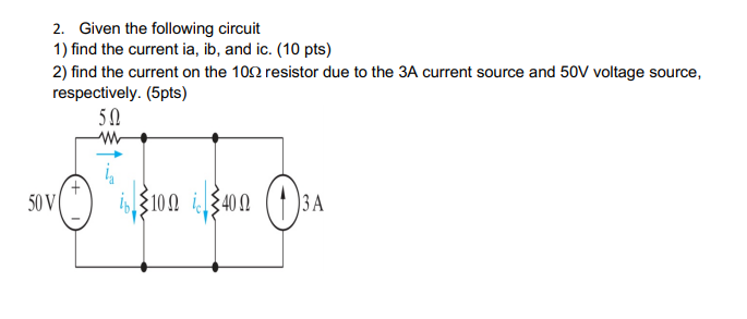 Solved 1) find the current ia, ib, and ic. 2) find the | Chegg.com