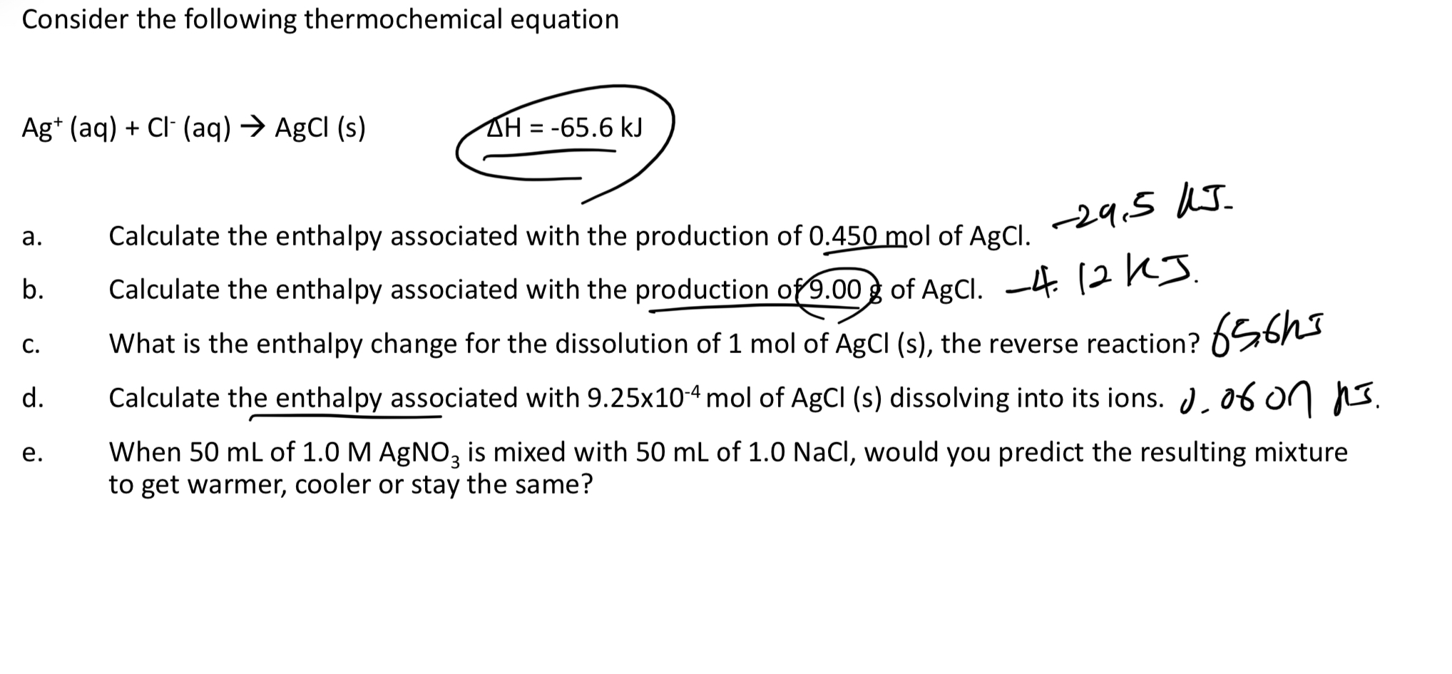 Solved Consider the following thermochemical equation | Chegg.com