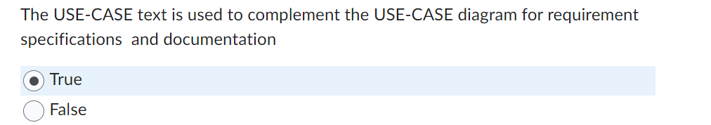 Solved The Use Case Text Is Used To Complement The Use Case 9786