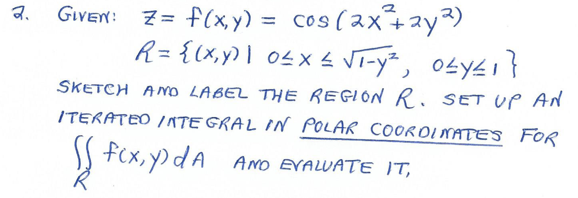 Solved Calc III Subject Clearly Show All Work And | Chegg.com
