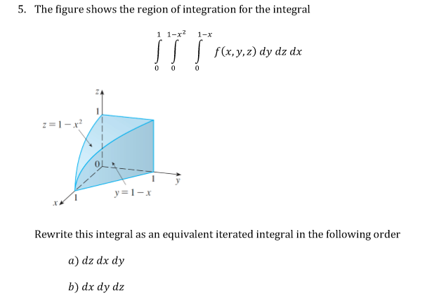 Solved 2. Find the volume of the region in the first octant | Chegg.com
