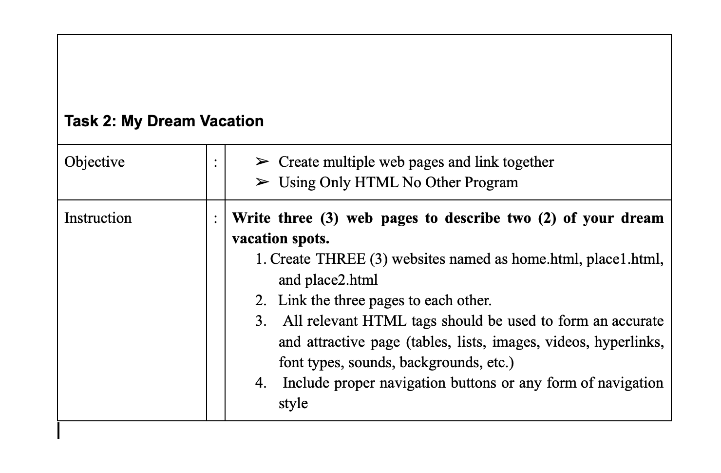 Solved \begin{tabular}{|l|l|l|} \hline Objective & : & > | Chegg.com