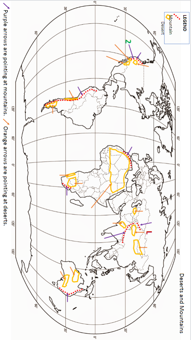 Mountain Ranges Of The World Map Labeled