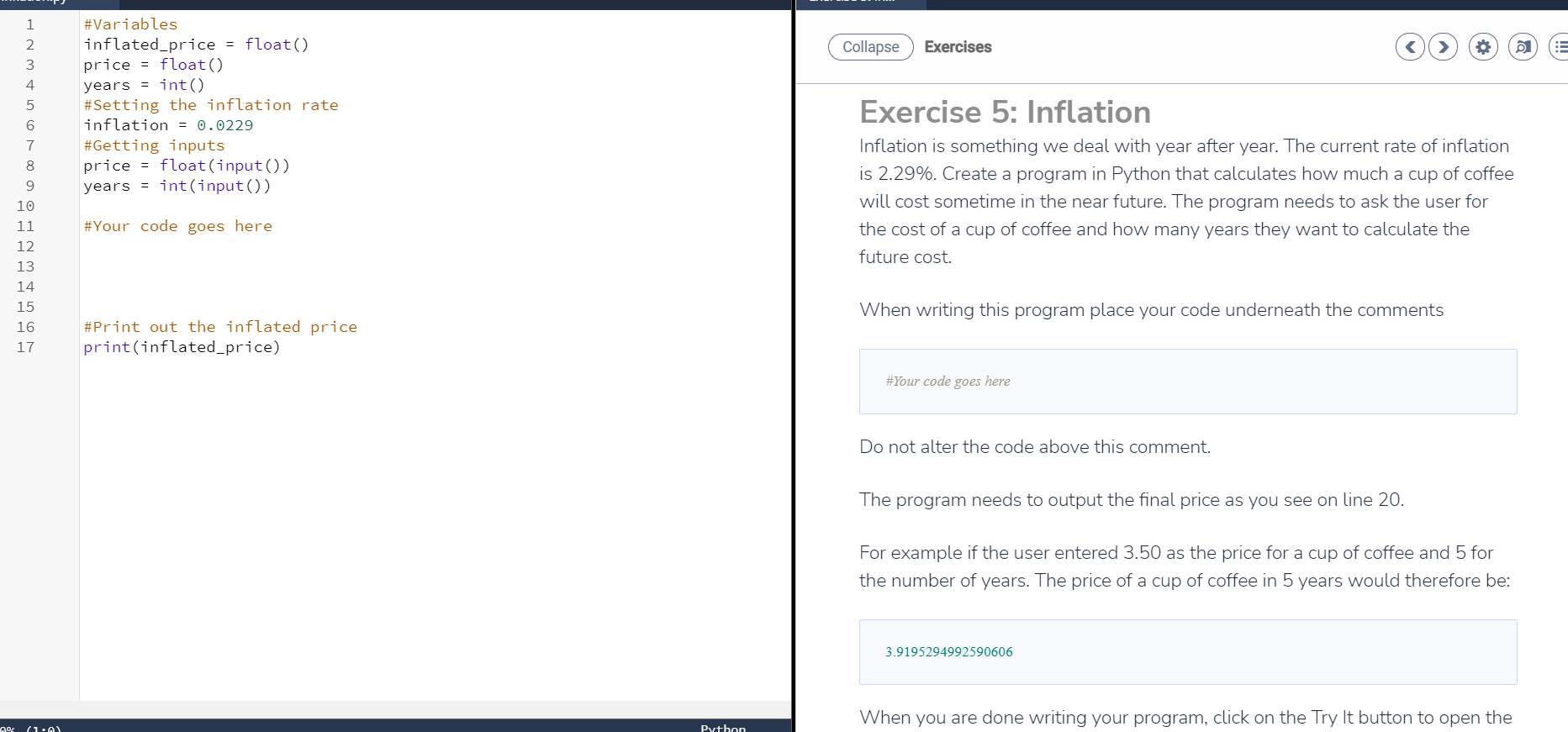Solved Inflation is something we deal with year after year. | Chegg.com
