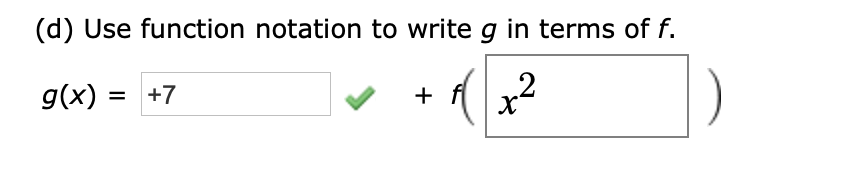 Solved The function g is related to one of the parent | Chegg.com