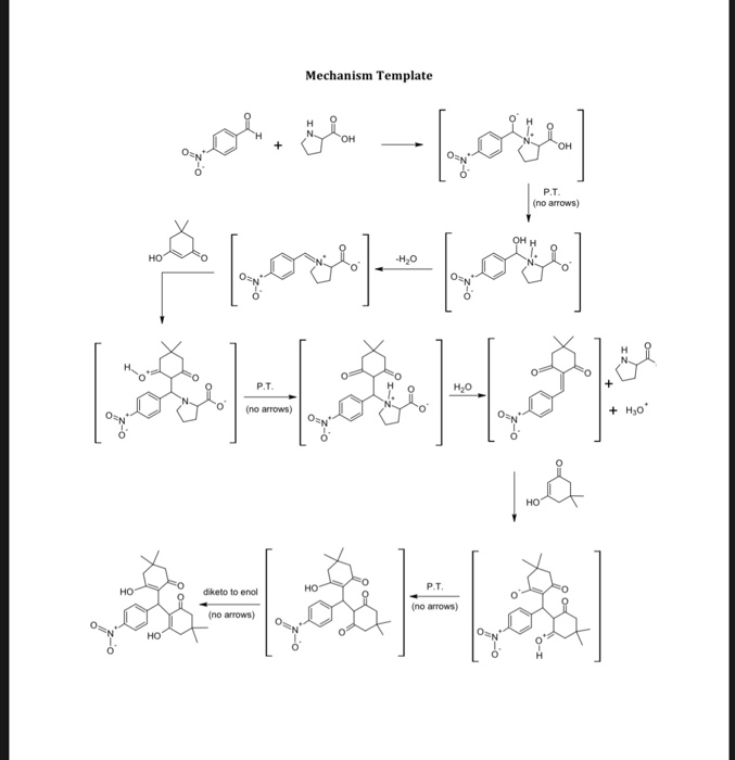 Solved I am not sure how to fill out the mechanism template | Chegg.com