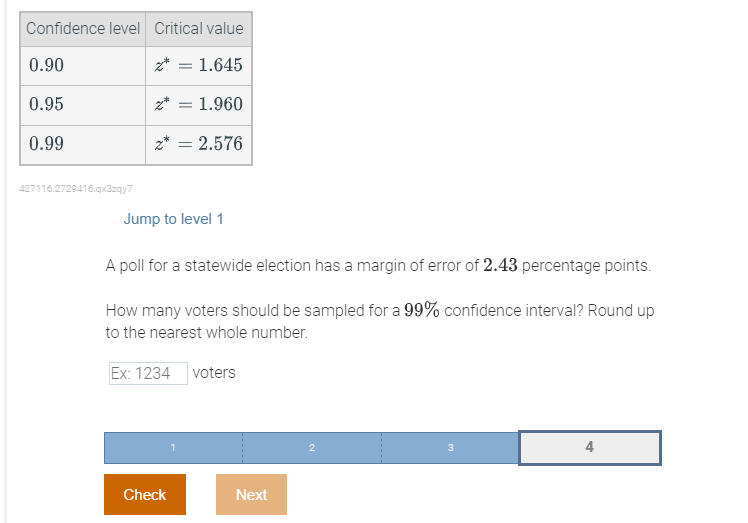 Solved 427116.2729416.q×3zqy7 Jump to level 1 A poll for a | Chegg.com