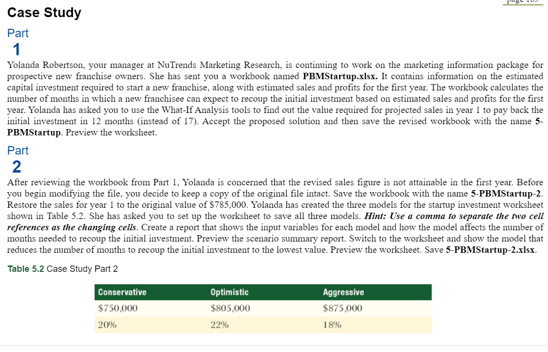 Yolanda Robertson, your manager at NuTrends Marketing | Chegg.com