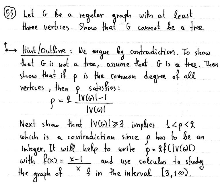 Solved Let G be a regular graph with at least three | Chegg.com