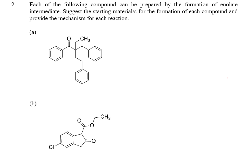 Solved 2. Each of the following compound can be prepared by | Chegg.com