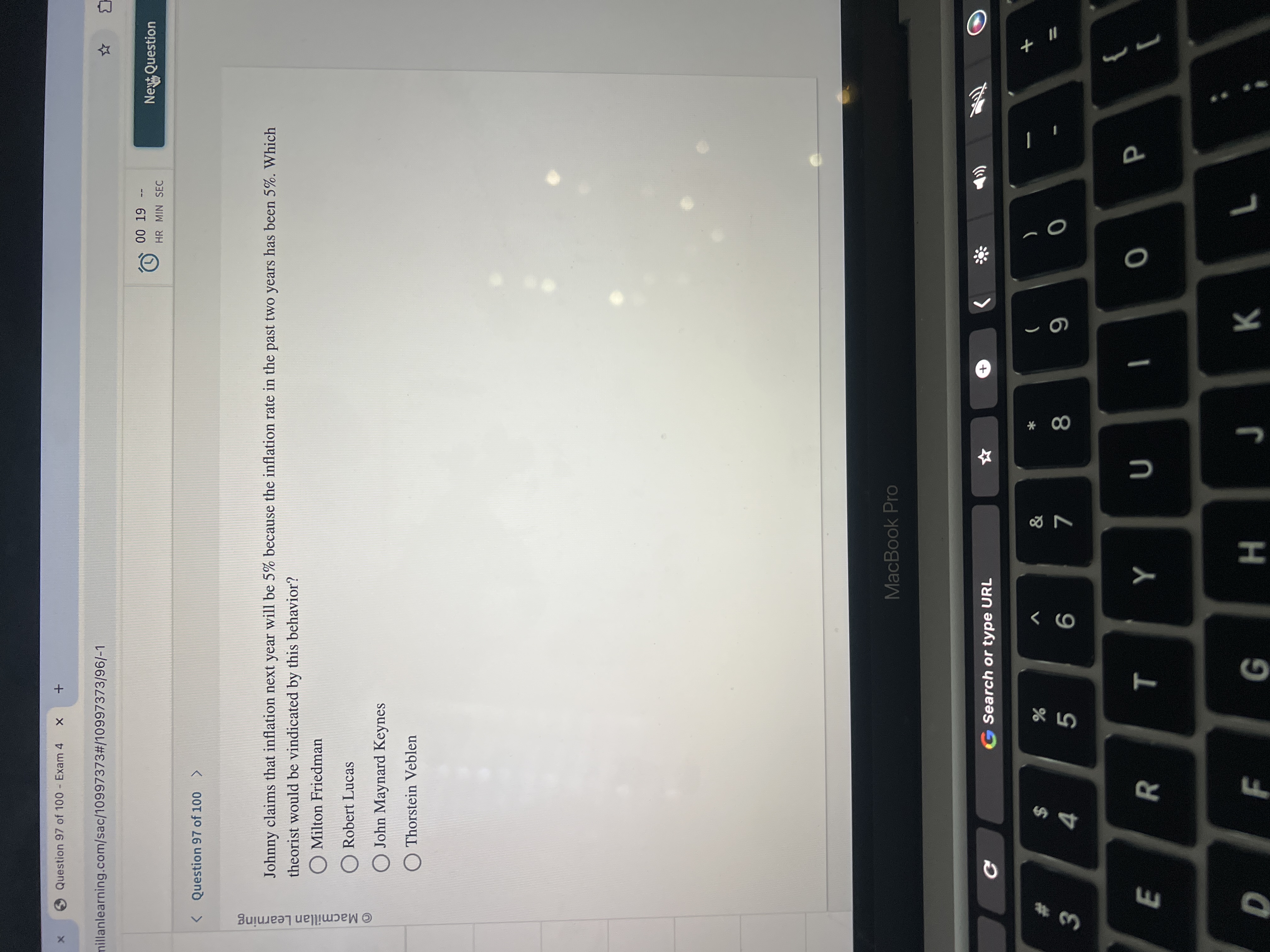 Solved Johnny claims that inflation next year will be | Chegg.com