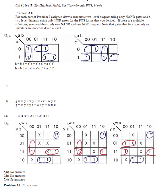 Solved Chapter 3:2(c,f,h),4(a),5(a,b), For 7(b,c) do only | Chegg.com